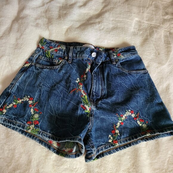 Ganni | Shorts | Ganni Denim Shorts Size 28 | Poshmark